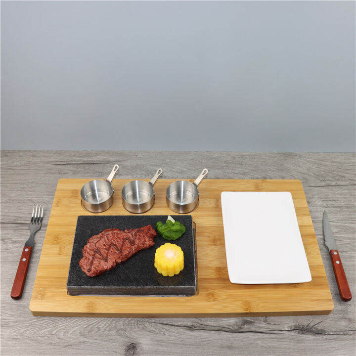 High-temperature resistant volcanic rock baking tray Granite plate ...