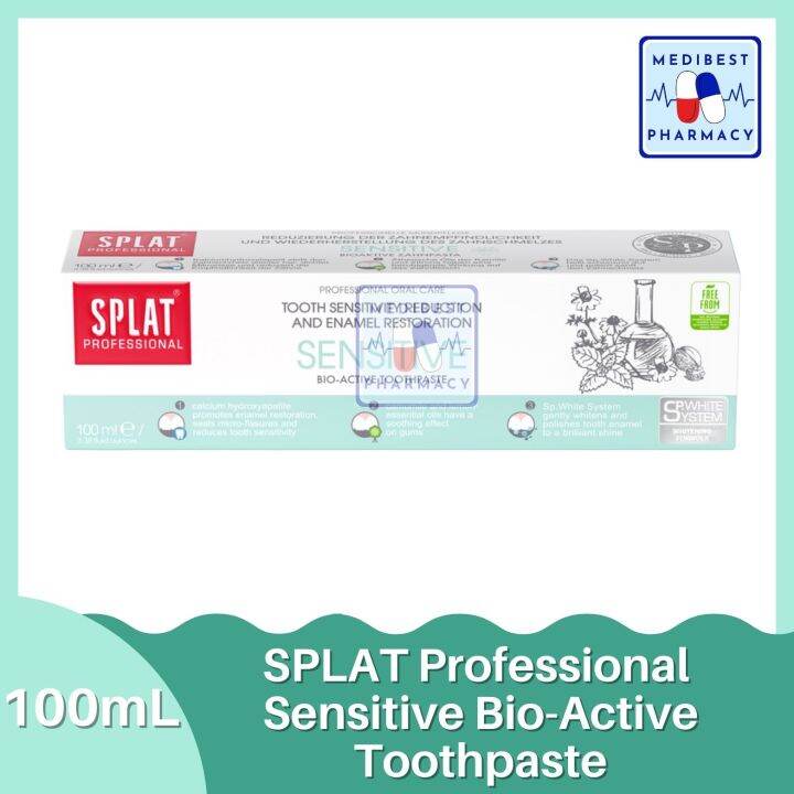 SPLAT Professional Sensitive Bio-Active Toothpaste 100mL | Lazada