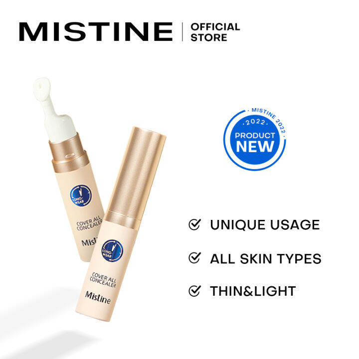 MISTINE Concealer Cair Sempurna Sentuhan Halus Warna Alami Krim Tahan Lama | Lazada Indonesia