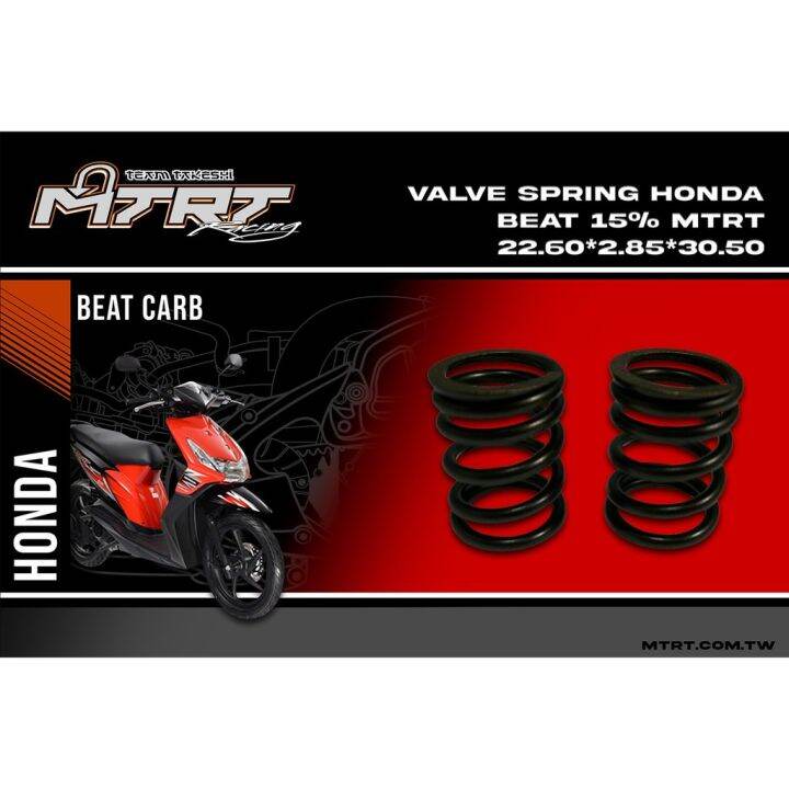 【Ready Stock】 VALVE SPRING HONDA BEAT 15 MTRT TAIWAN 22.602.8530.50 ...