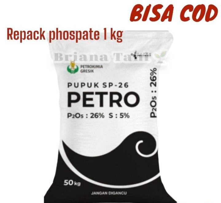 Repack 1 kg Pupuk Phospate sp 26 phospat 26 % PT petrokimia gresik ...