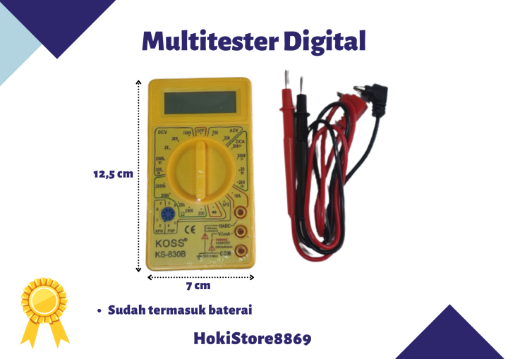 Multitester Digital / Multimeter Digital | Lazada Indonesia