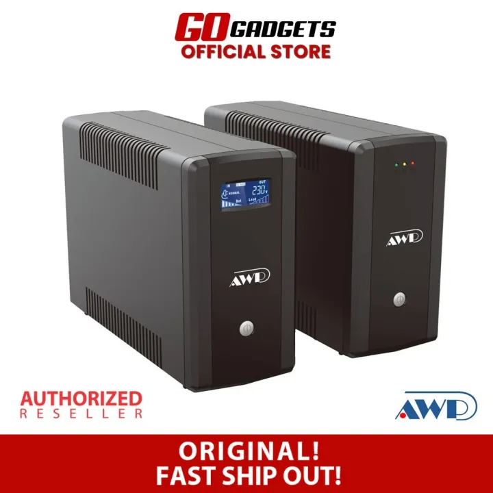 AWP AID1000 Pro LCD UPS 1000VA/600W | Lazada PH