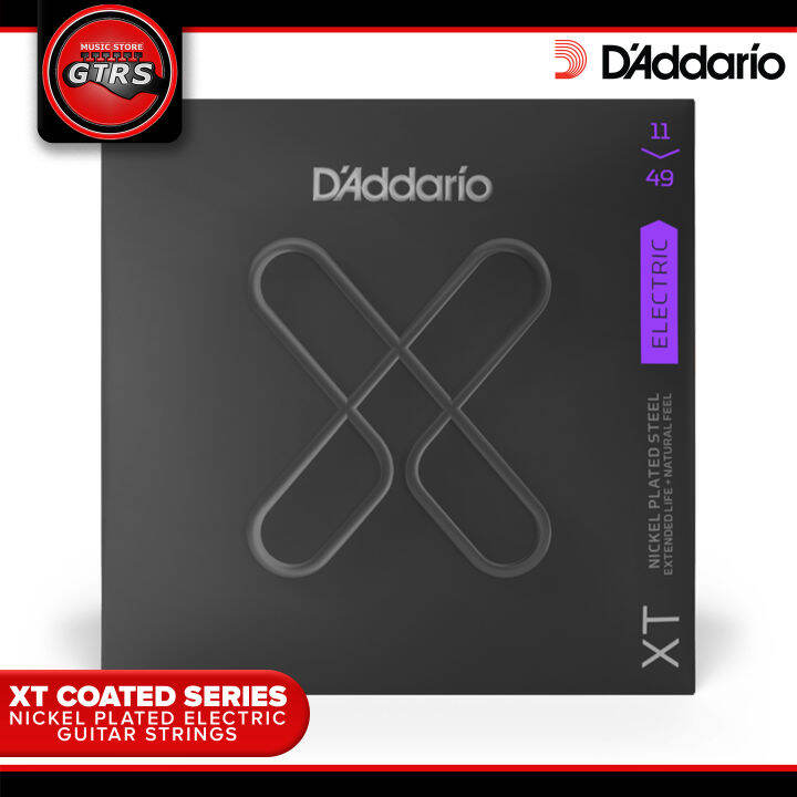 D'Addario XT Series Nickel Plated Coated Strings for Electric Guitar ...