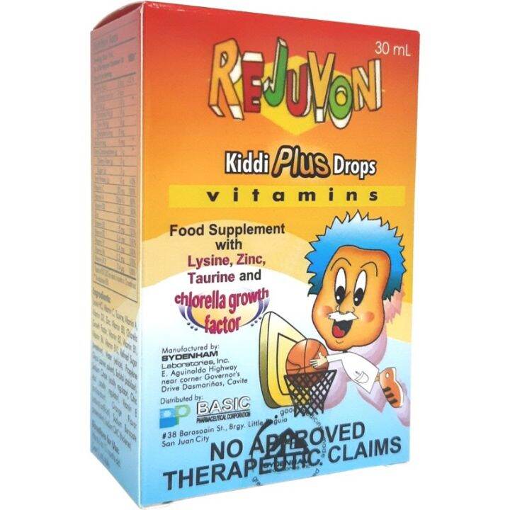 Rejuvon Kiddi Plus Drops (Multivitamins with Lysine, Taurine, CGF and ...