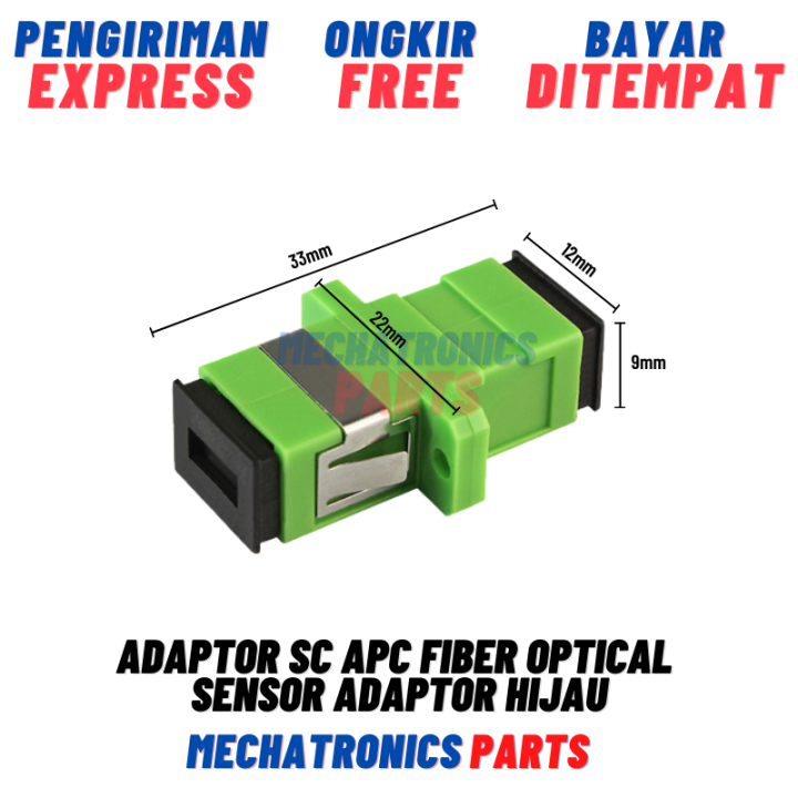 5 Buah ADAPTOR SC APC FIBER OPTICAL SENSORS ADAPTOR | Lazada Indonesia