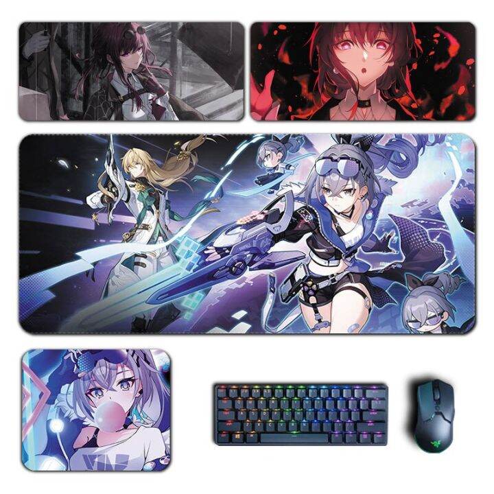 New Silver Wolf Kafka Large Mouse Pads Honkai Star Rail Mousepad ...