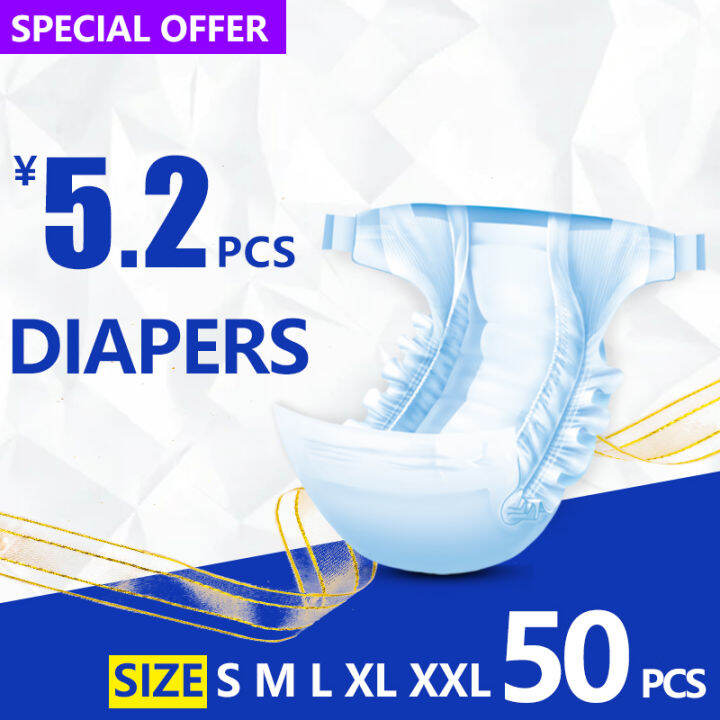 ANGEL BABY diaper 50pcs Baby Diaper 50 Pcs Pants Korean Diapers Pants ...
