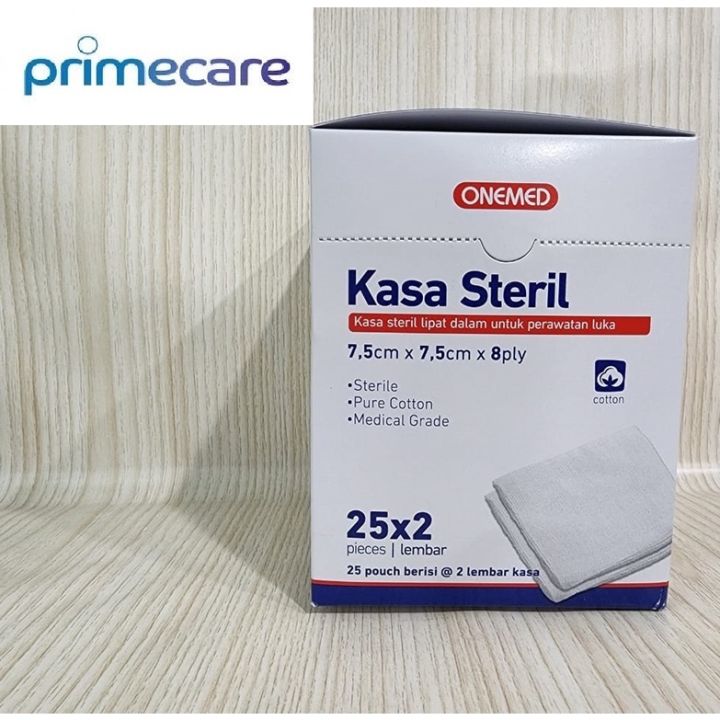 Kasa Steril 7,5x7,5cm Onemed / Gauze Swab Steril | Lazada Indonesia