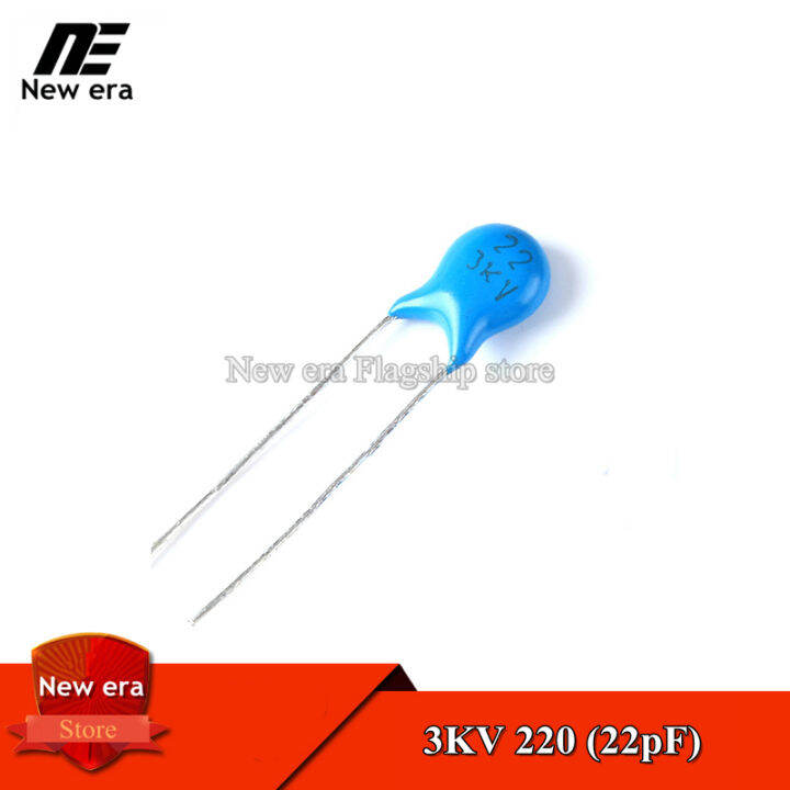 40Pcs 220 3KV 22pF High voltage ceramic capacitor 3000V 22P 3KV 220 ...