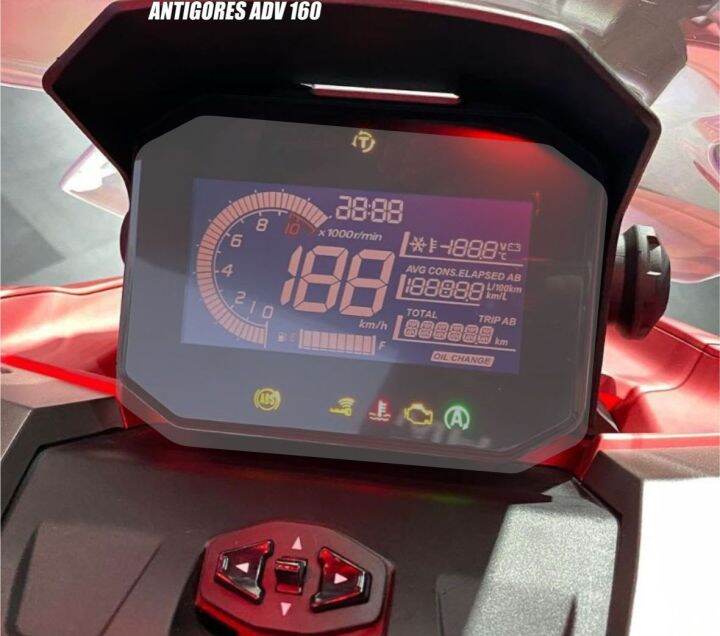 Stiker Variasi Motor ADV 160 Speedometer Sticker Antigores Pelindung ...