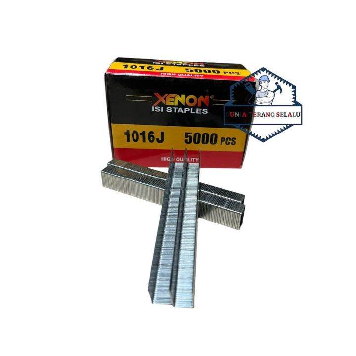 Refill Isi Staple Gun 1016J XENON 5000pcs / Isi u Alat Staples Tembak ...