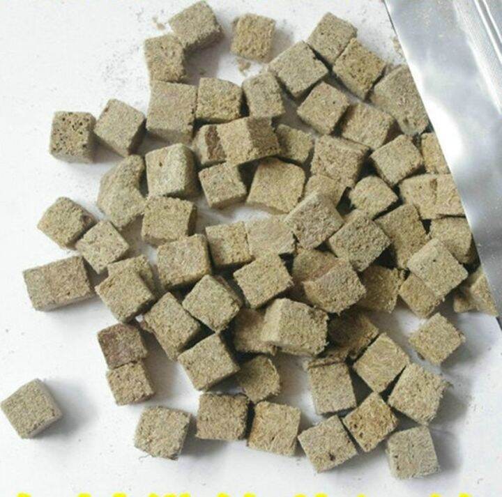 Freeze Dried Red Blood Worm Tubifex Cube Aquarium Tropical Fish Feed ...