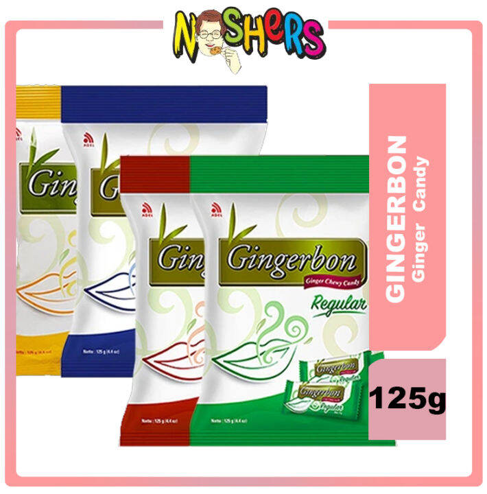 Noshers Gingerbon Ginger Candy New Flavor Peppermint & Honey Lemon ...