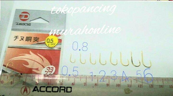 MATA KAIL PANCING DAICHI KUNING PIPIH TANPA LUBANG | Lazada Indonesia