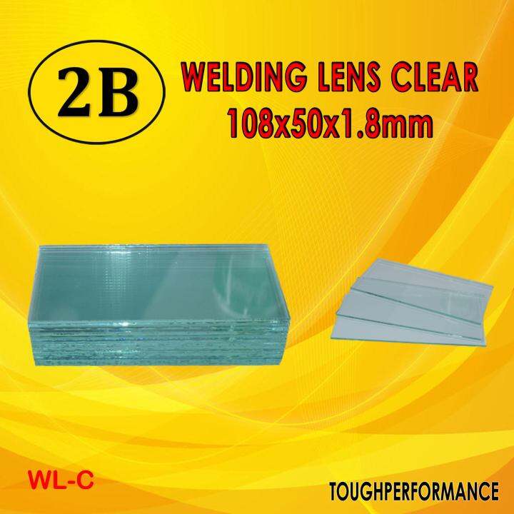 2B WELDING LENS CLEAR (108x50x1.8mm) | Lazada PH