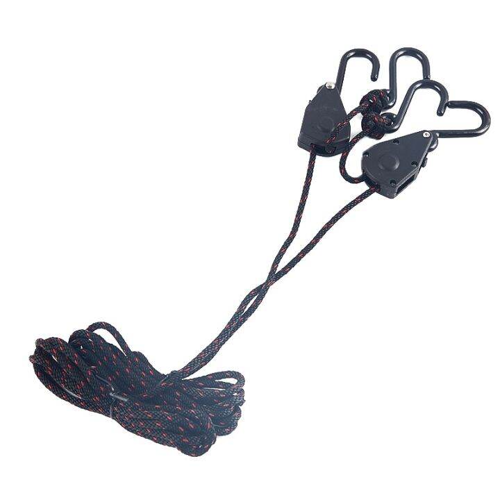 2PCS Pulley Ratchets Kayak And Canoe Boat Bow Stern Rope Lock Tie Down ...