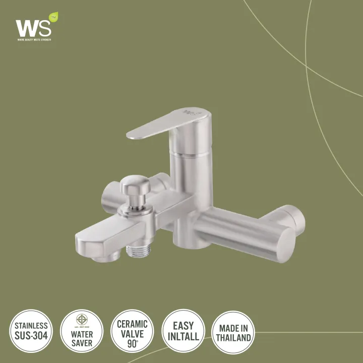 WS ก๊อกอ่างอาบน้ำ ก๊อกผสมอ่างอาบน้ำ รุ่น Blende WS-0980 | Lazada.co.th
