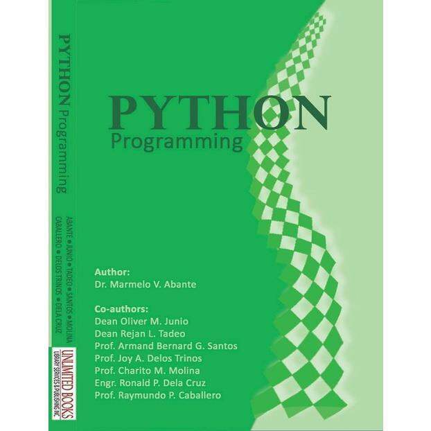 Unlimited Books Publishingphyton Programming For College Computer Lazada Ph