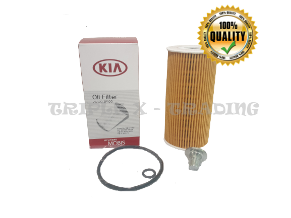 (26320-2F100) Hyundai Oil Filter for Hyundai Santa Fe CRDi (2009 - 2012 ...