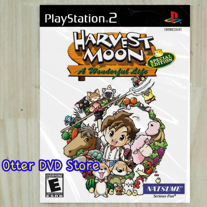 Kaset Game PS2 PS 2 Harvest Moon - A Wonderful Life Special Edition ...