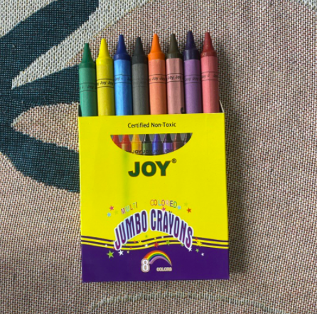Joy Crayons Jumbo Crayons 8-colors School Office Arts Crafts Generic ...