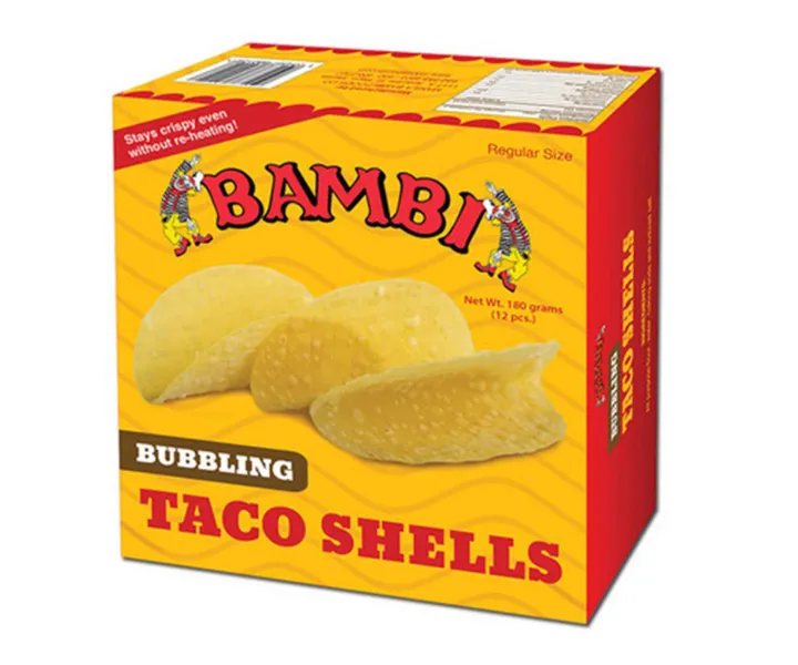 Bambi Bubbling Taco Shell 12pcs 180g | Lazada PH