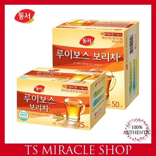 DONGSUH Caffeine Free Antioxidant Flavonoids Whole Family Rooibos Barley Tea Korea Seoul ...