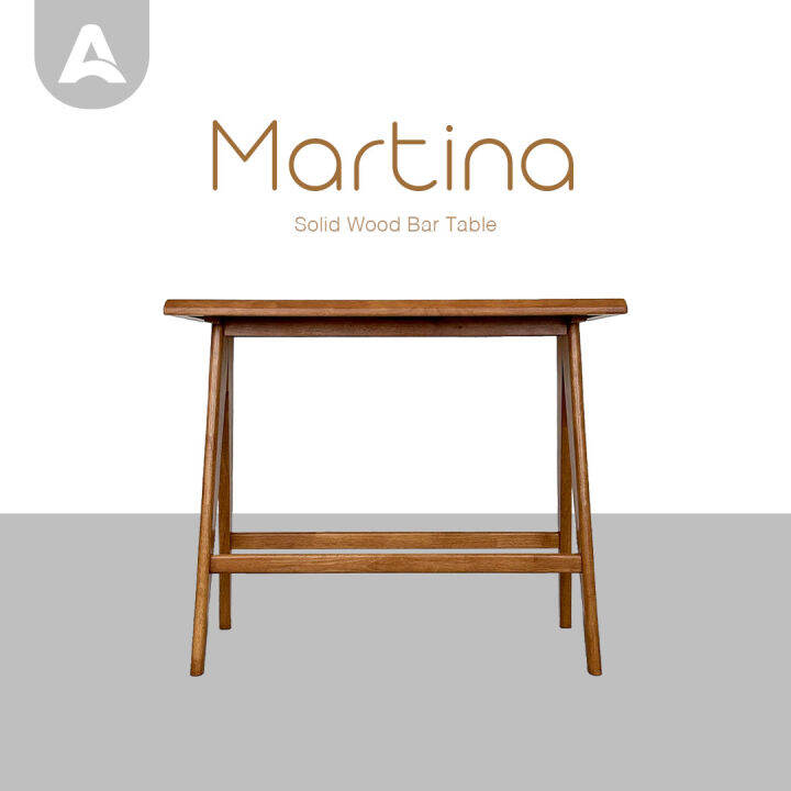 Arturo - Martina Solid Wood Bar Table | Lazada