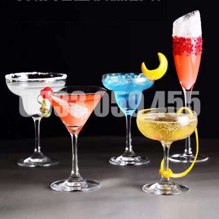 Ly uống rượu cocktail thủy tinh cao cấp, ly martini cốc thủy tinh uống ...