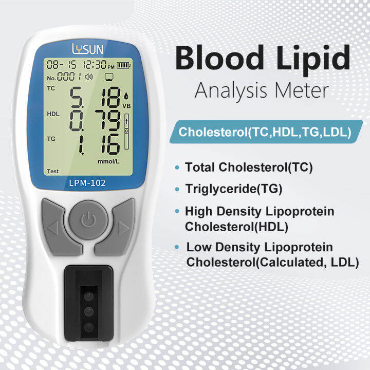 5 in 1 Medical Lipid Blood Total Cholesterol (TC), Triglyceride (TG), High Density Lipoprotein ...