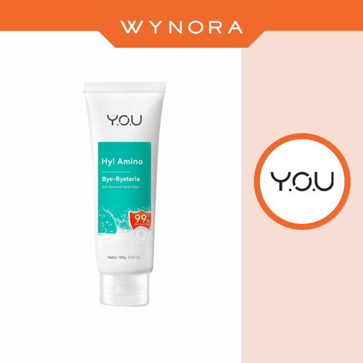 YOU Hy! Amino Bye-Byeteria Anti Bacterial Facial Wash 100g | Lazada