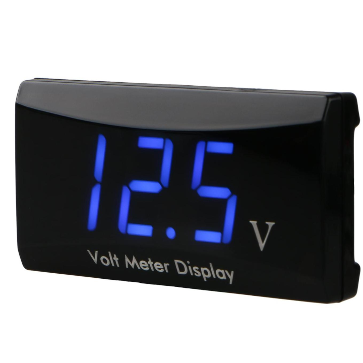 Volt Meter Slim LED Display Voltmeter Universal 12V Digital for Car and ...
