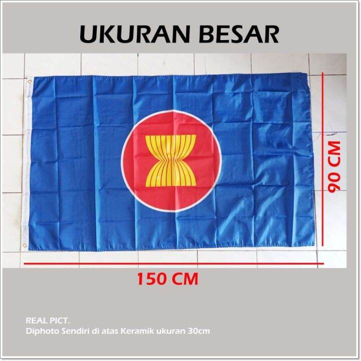 Bendera ASEAN ukuran 150x90cm | Lazada Indonesia