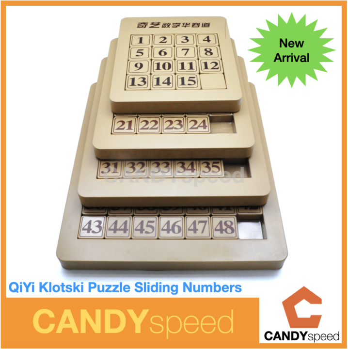 QiYi Magnetic Klotski Puzzle Sliding Numbers | By CANDYspeed 6x6 35 ...