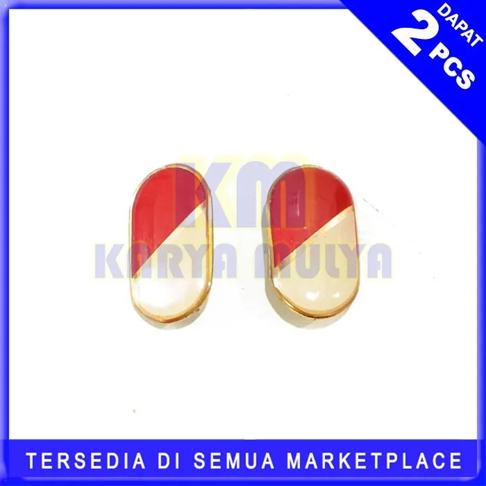 Pin Merah Putih Oval Pin Bros Bendera Merah Putih Model Oval Bros ...