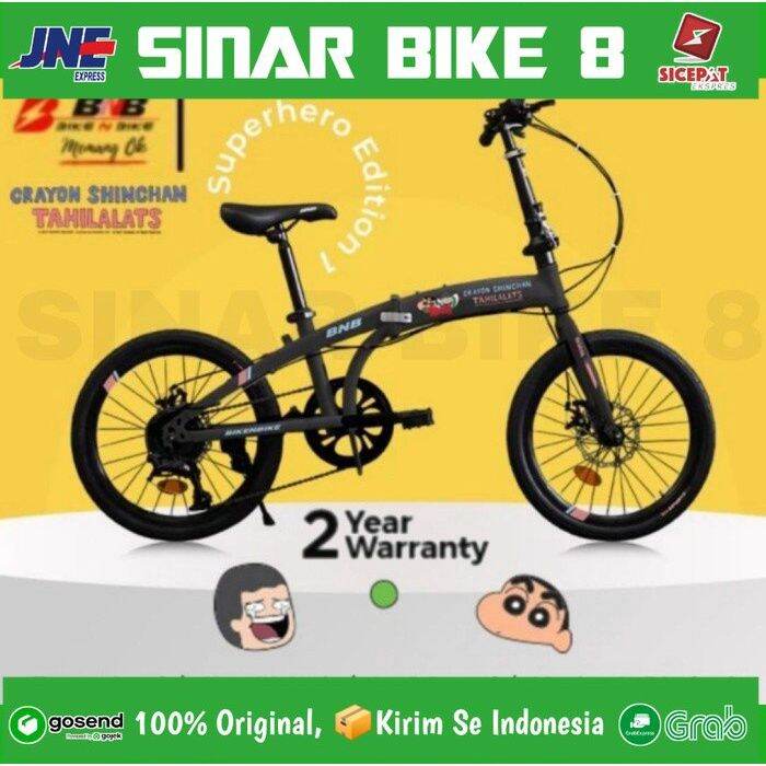 Sepeda Lipat BNB Superhero Edition 1 - Shinchan x Tahilalats Ukuran 20 ...