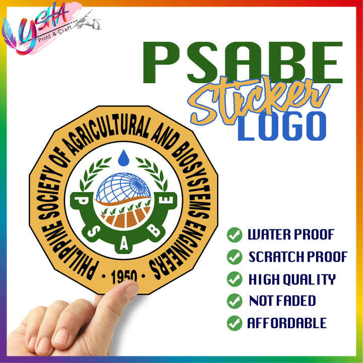 PSABE Vinyl Stickers -Philippines Society of Agricultural and ...