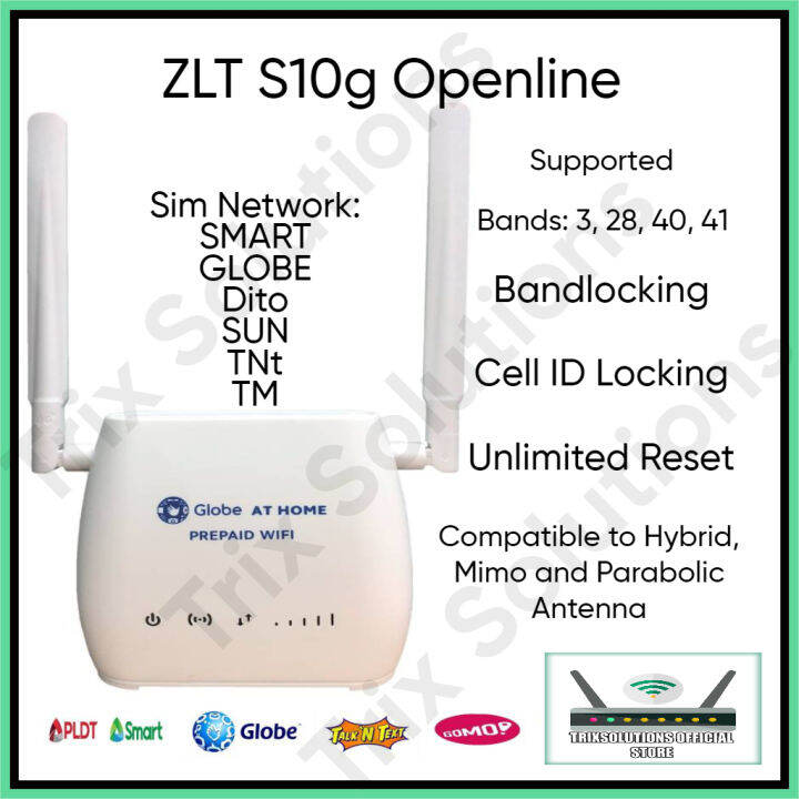 GLOBE AT HOME ZLT S10G PREPAID WIFI | Lazada PH