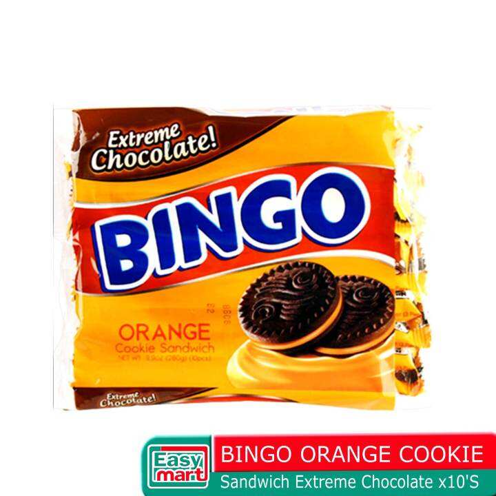 Easy.Mart Bingo Chocolate Orange Cookie Sandwich Melt In The Mouth ...