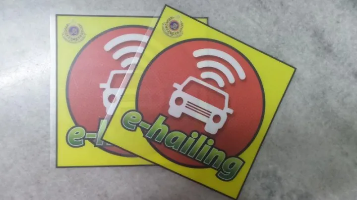 E HAILING E-HAILING STICKER JPJ APPROVED | Lazada