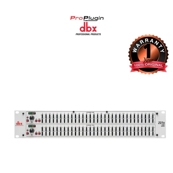 DBX 231SV อีควอไลเซอร์ Dual Channel 31-Band Graphic EQ เครื่องปรับแต่งสัญญาณเสียง (ProPlugin ...
