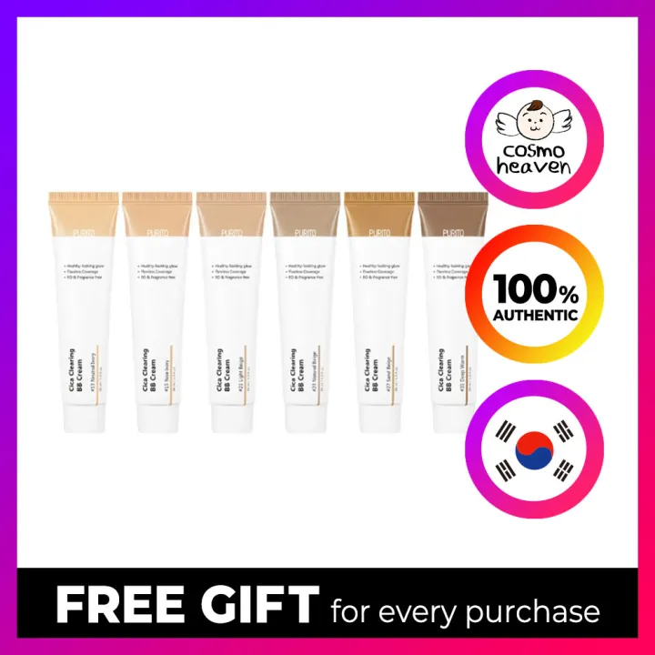 PURITO Cica Clearing BB Cream 30ml (6 colors) | Lazada PH