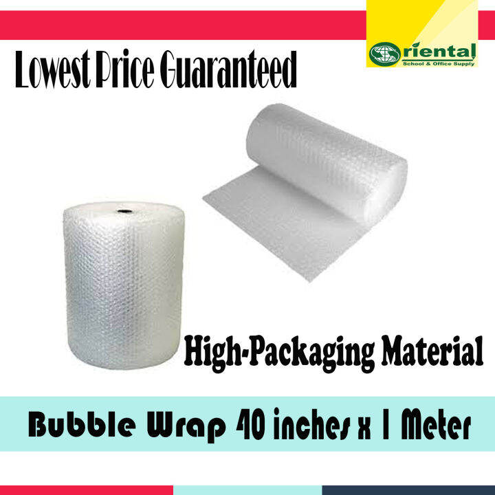 Bubble Wrap Pre Cut 40 inches x 1 Meter - For Packaging - Protection of Items - High Quality ...