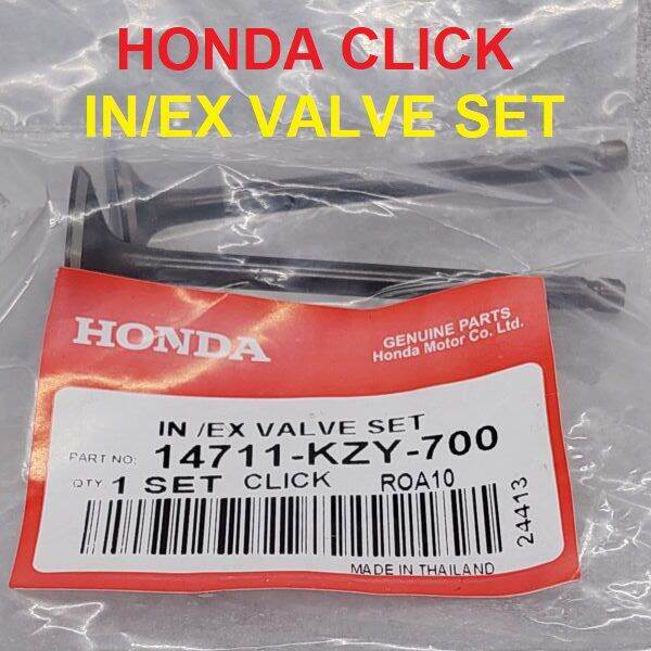 [KV] CLICK125 Genuine ENGINE VALVE SET KIT (IN/EX) 14711-KZY-700 From ...