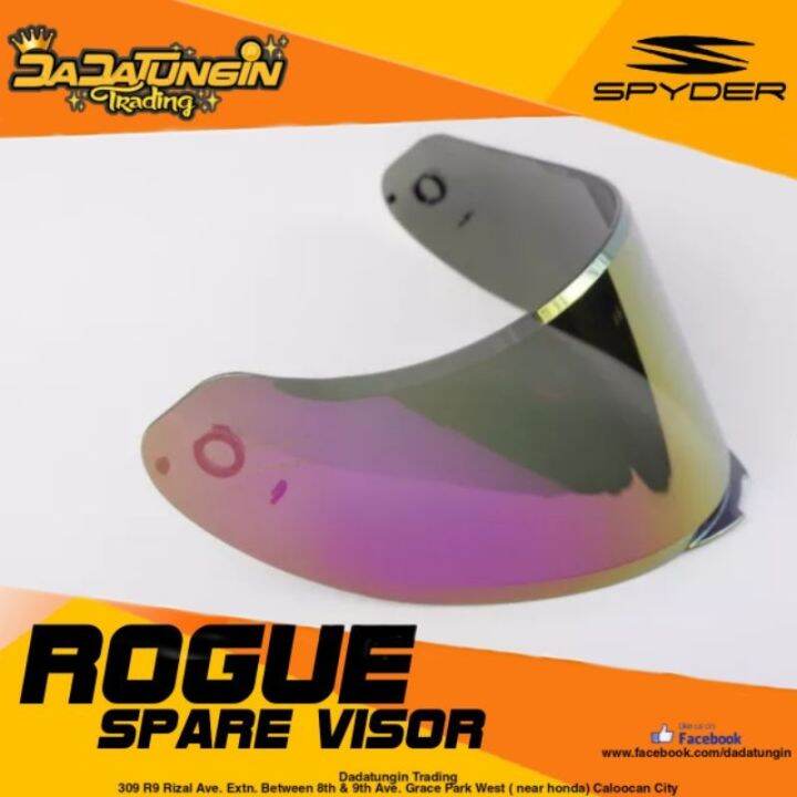 SPYDER Rogue Spare Helmet Visor face motor motorcycle helmet gdr helmet ...