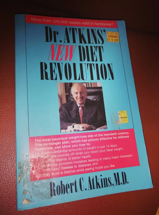 Dr. Atkins' New Diet Revolution Book | By Robert Atkins | Lazada PH