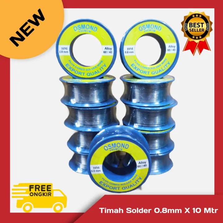 Timah Solder / Vander Timah Solder 0.8mm 60/40 - 0.8mm X 2 Meter ...