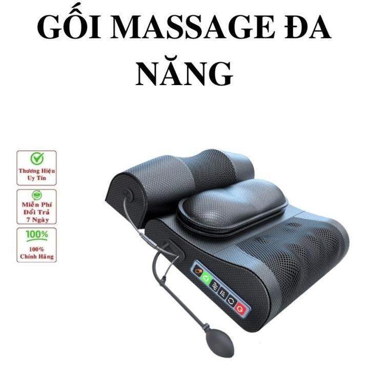 Gối mátxa , gối massage hồng ngoại có túi khí, gối mátxa toàn thân có ...