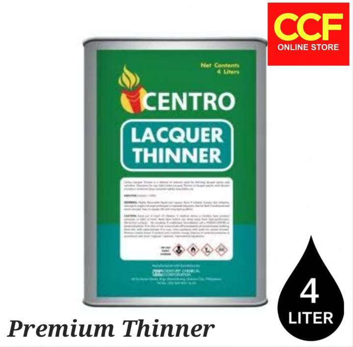 Centro Lacquer Thinner 4 Liter / 1 Gallon | Lazada PH